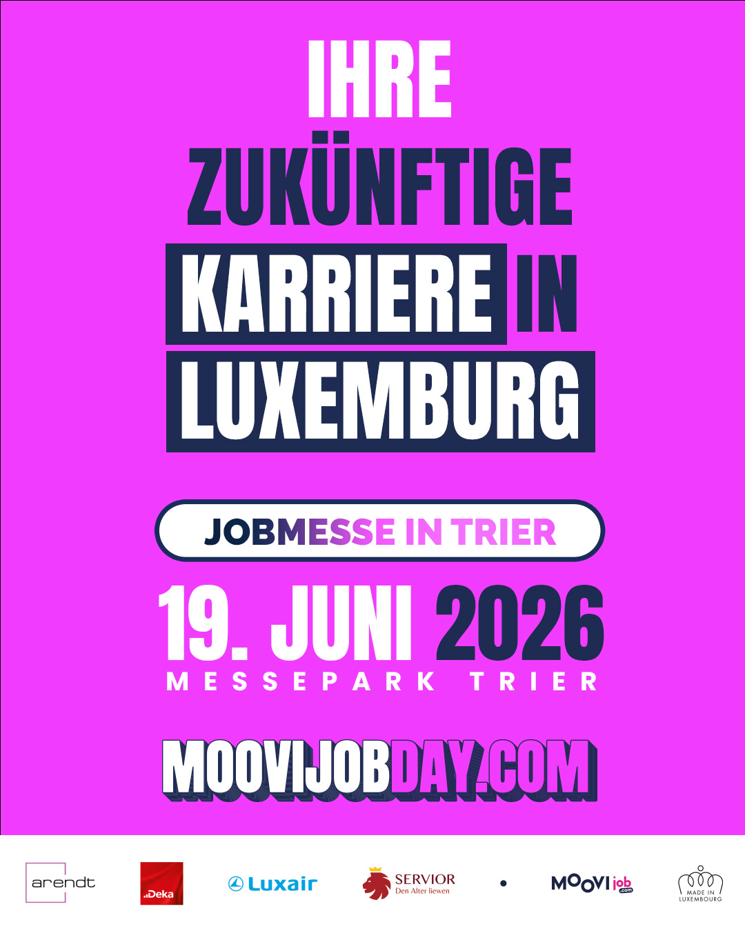 Moovijob Day Luxembourg in Trier, the Job and career development fair ...
